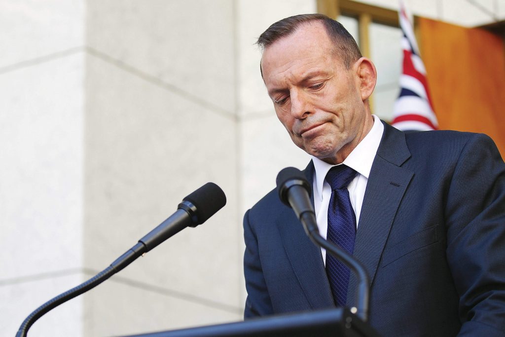 Tony Abbott's inevitable fall