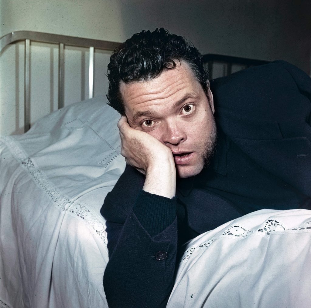 Orson Welles in middle age
