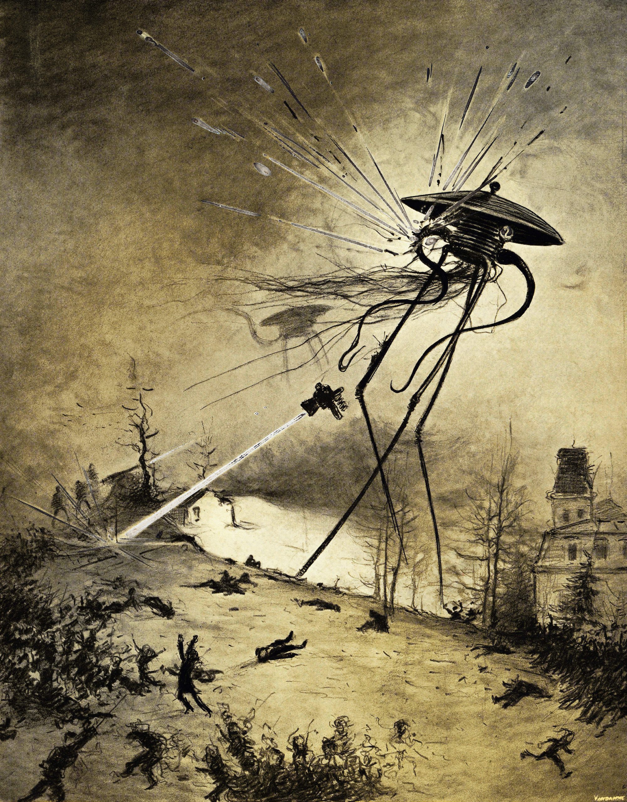 War Of The Worlds War World The Martian War Of The Worlds 1953 