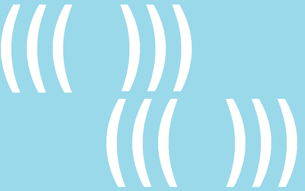 Why are there triple brackets around names on social media?