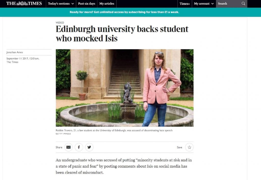 Robbie Travers gave the right-wing media the PC-gone-mad narrative it ...