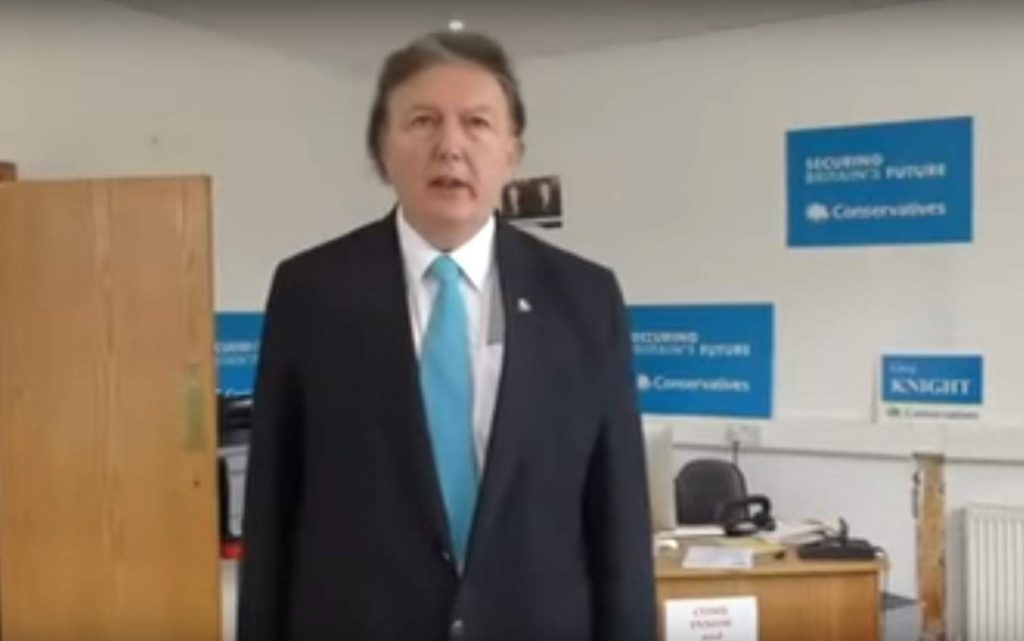 Watch: Tory MP Greg Knight in the most awkward election campaign video ever