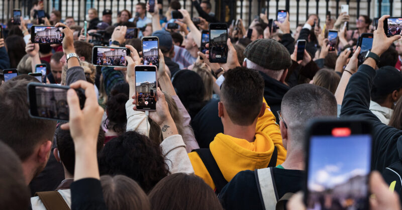 This is a surreal form of grief, circling like a mawkish TikTok feed ...